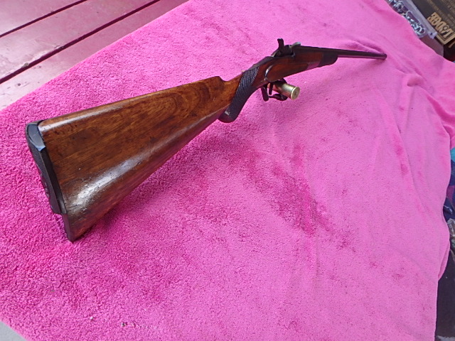 22 Cal Flobert Antique 22 Cal Looks To Be A Flobert Oct Barrel .22 Lr ...