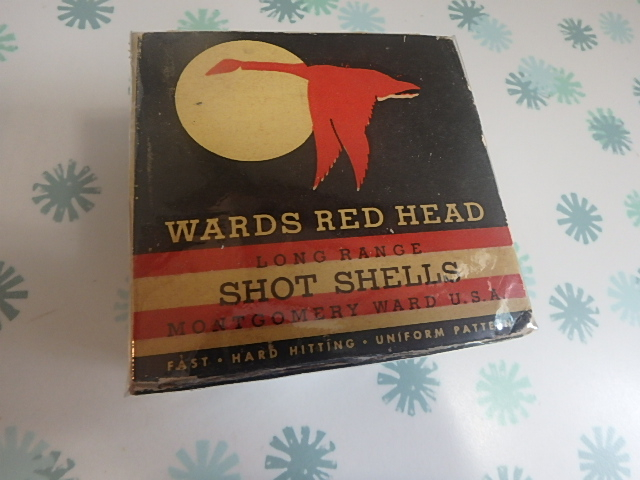FULL 20 GA WARDS REDHEAD FULL BOX PAPER SHELLS NO 6 SHOT HIGH BRASS RED ...