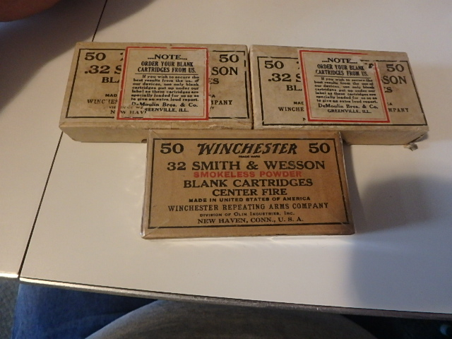 3 OLD 2 PC BOXES WINCHESTER IN 32 S&W BLANKS .32 S&W 17123522 ...