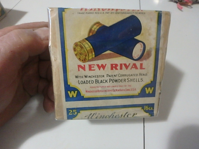 FULL 16 GA WINCHESTER 2 PC NEW-RIVAL BOX NO 8 SHOT 17166599 ...