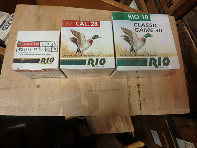 Peters Cartridge Company HERE ARE 3 NEAT FULL RIO BOXES A 12 GA AND A ...