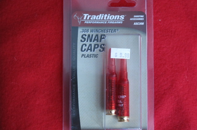 Traditions 308 Winchester 2 Pack Snap Cap .308 Win. 17179930 ...