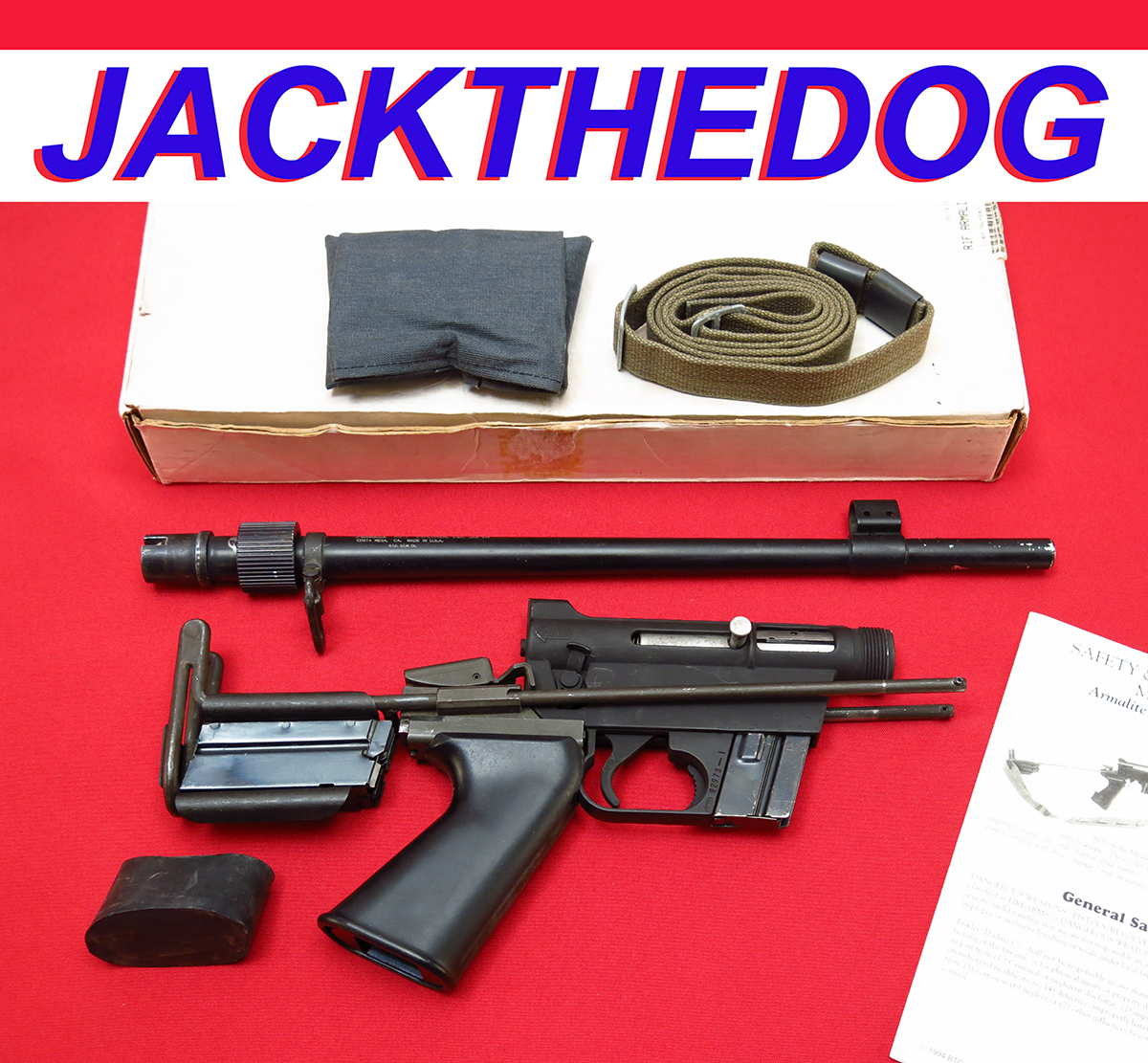 Armalite Ar-7 Israeli Air Force Survival Rifle...Scarce Gun W ...