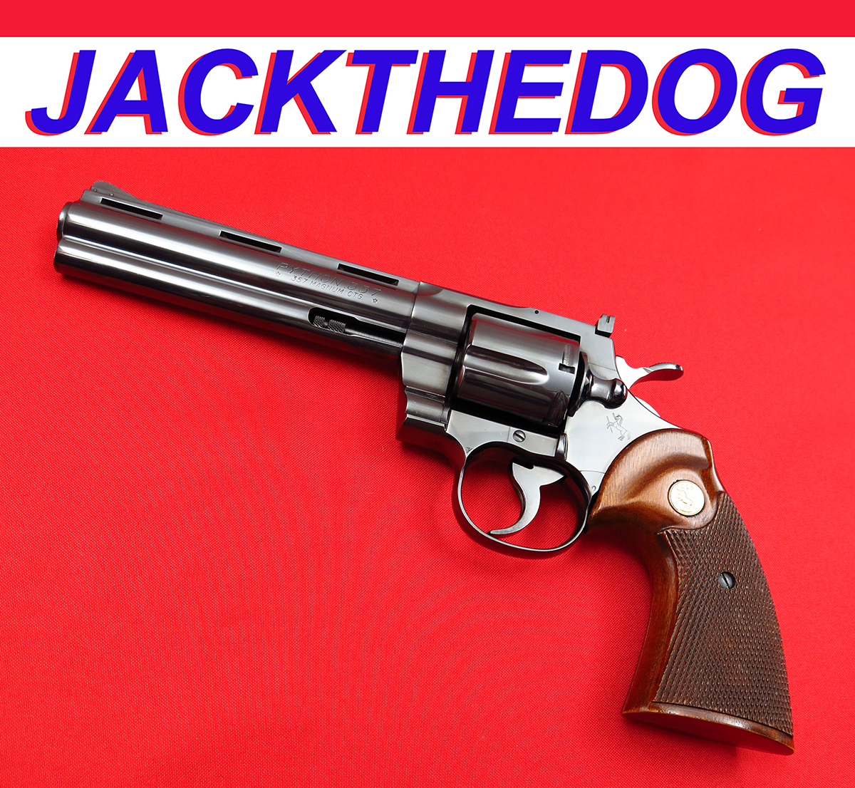 Colt PYTHON .357 MAGNUM...6" BARREL, ROYAL BLUE, EXCELLENT & ALL ...