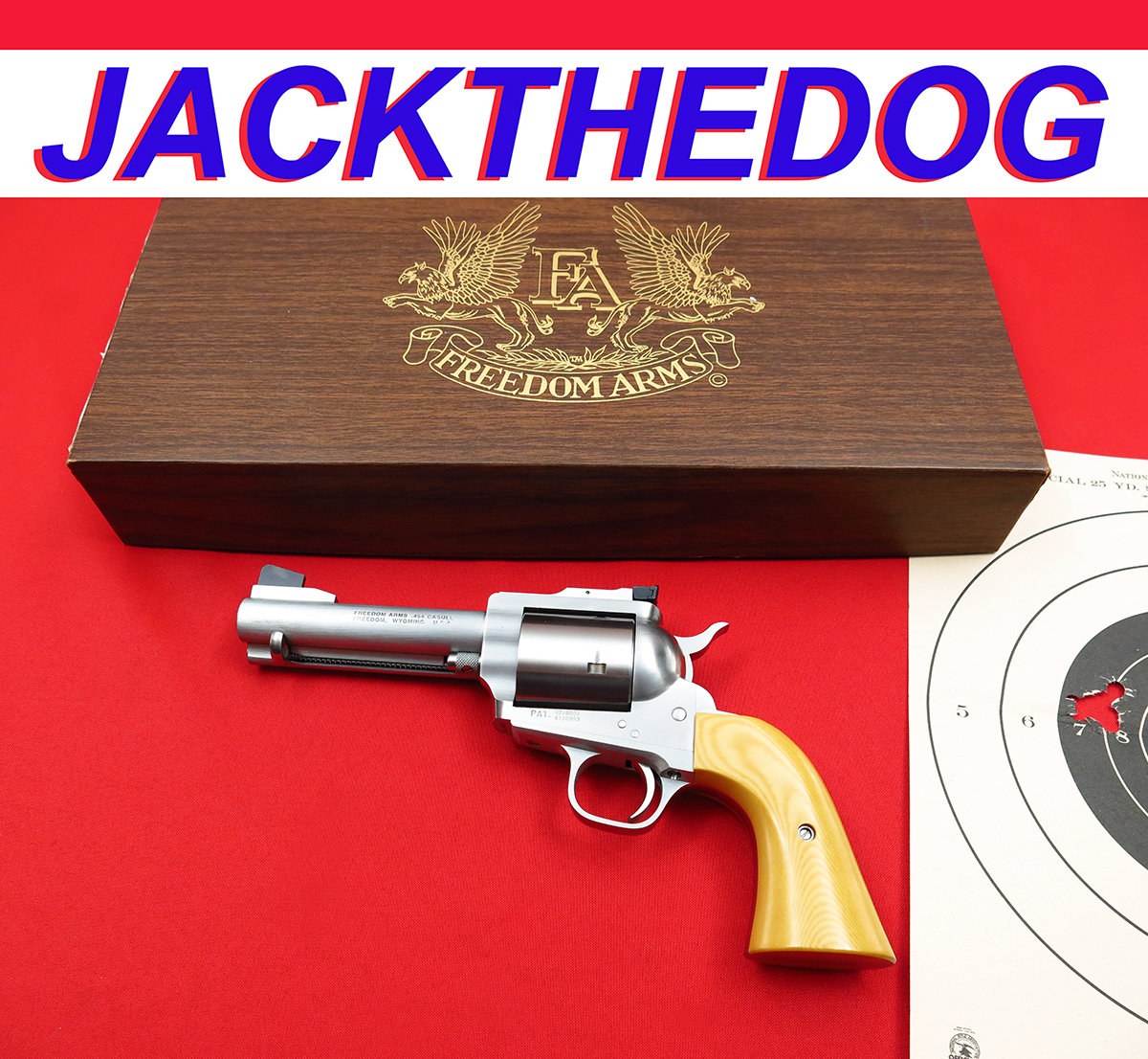 Freedom Arms MODEL 83 PREMIER GRADE .454 CASULL...4-3/4" BBL, SPL ...