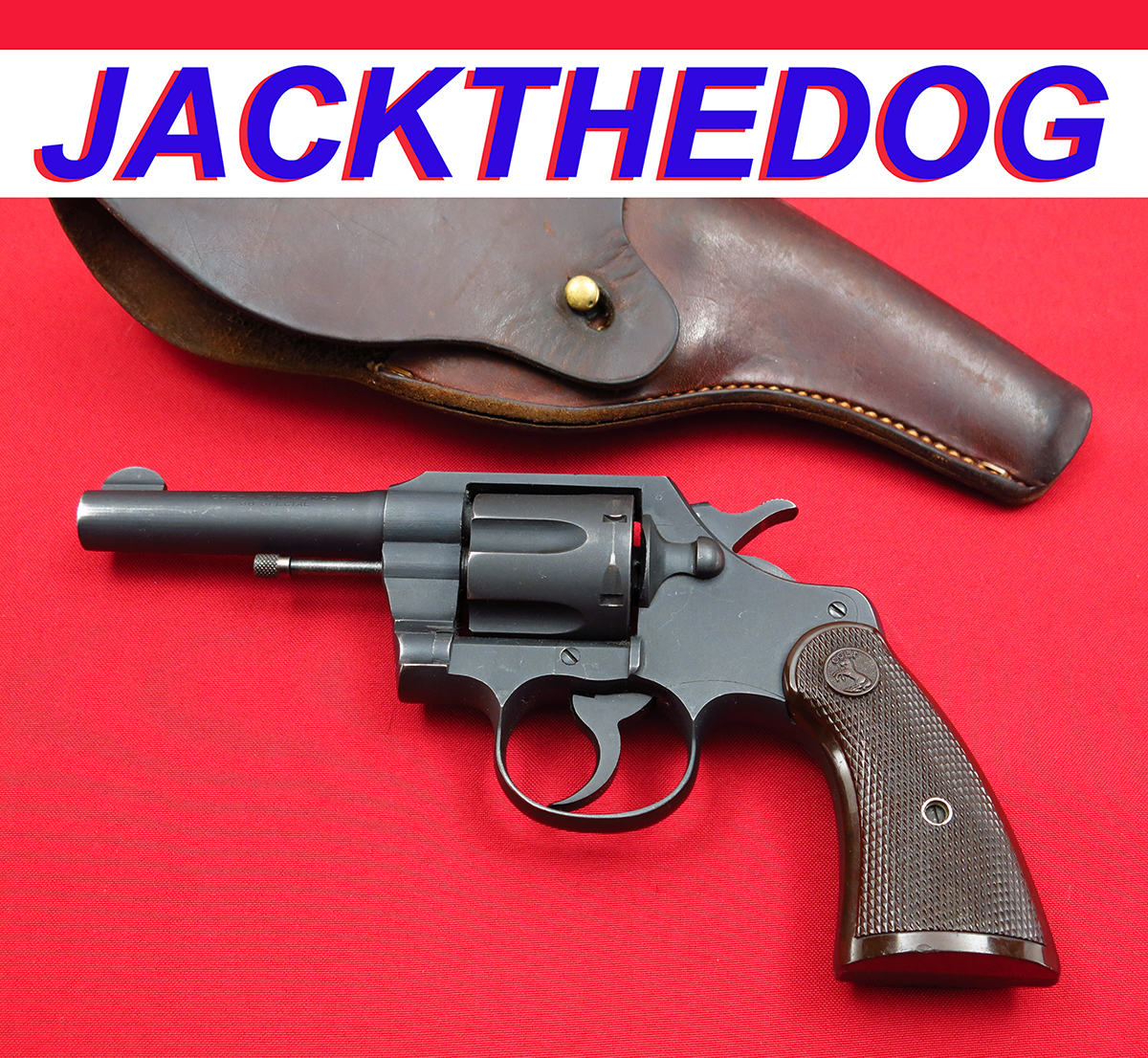 Colt WW2 COMMANDO .38 SPL... ALL ORIGINAL, NICE SHAPE W/ HOLSTER ...