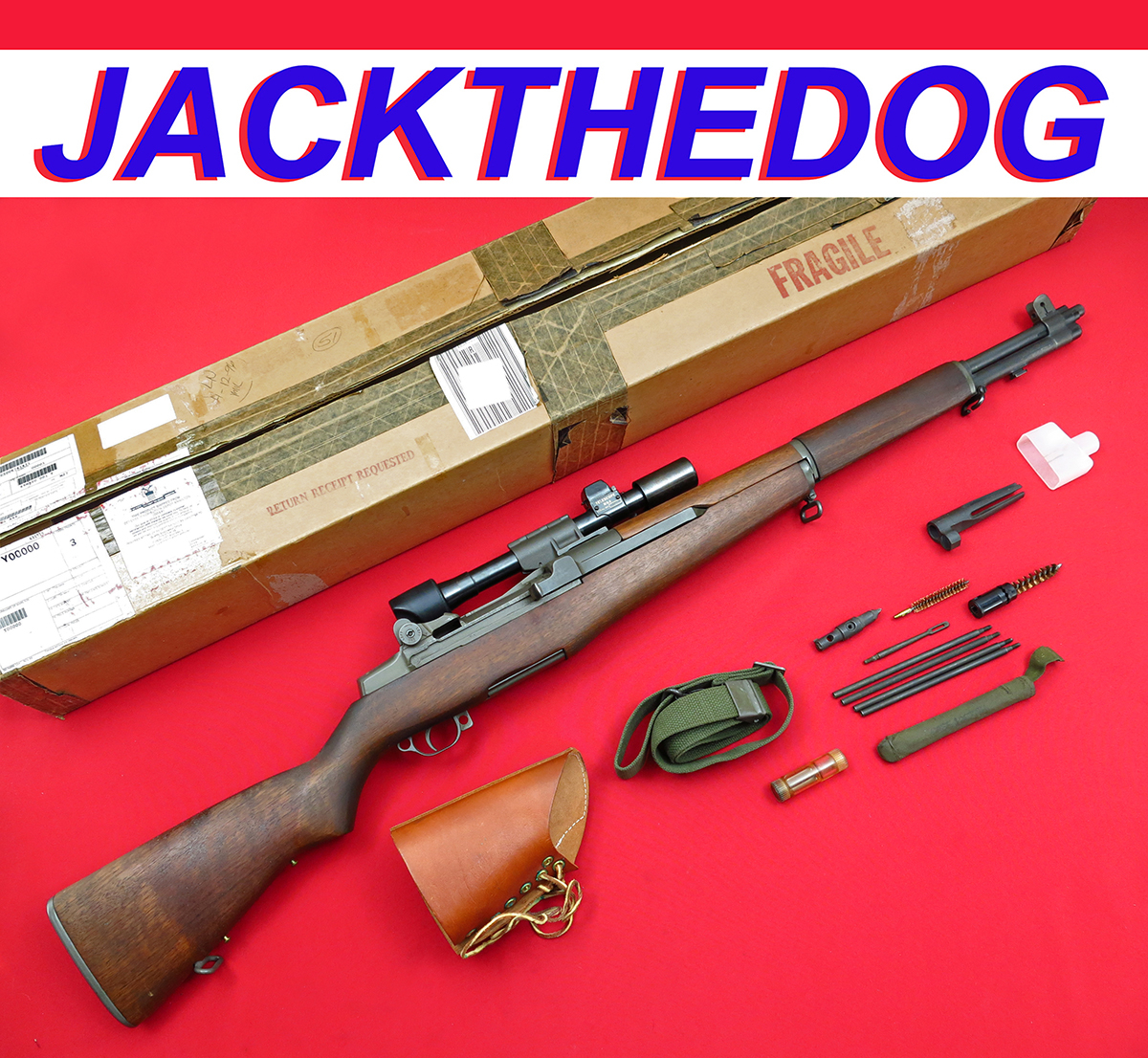 Springfield M1D GARAND SNIPER RIFLE... ORIGINAL CMP PURCHASE W/ M84 ...