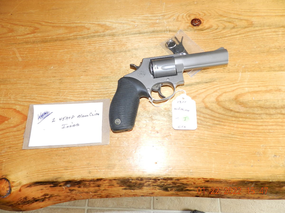 Taurus titanium model 455 4 inch 5 shot 45ACP revolver .45 ACP 17198740 ...