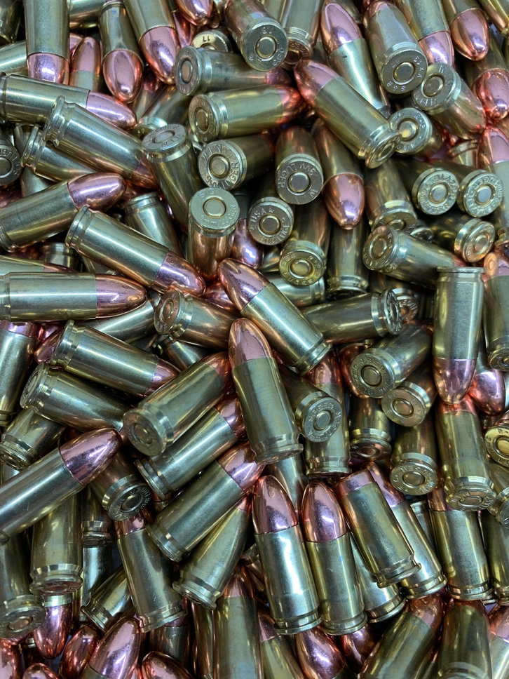 Luger 9mm Auto 115gr. RN FMJ - 1000 Rounds ++ 20 Free +++ Free Shipping ...