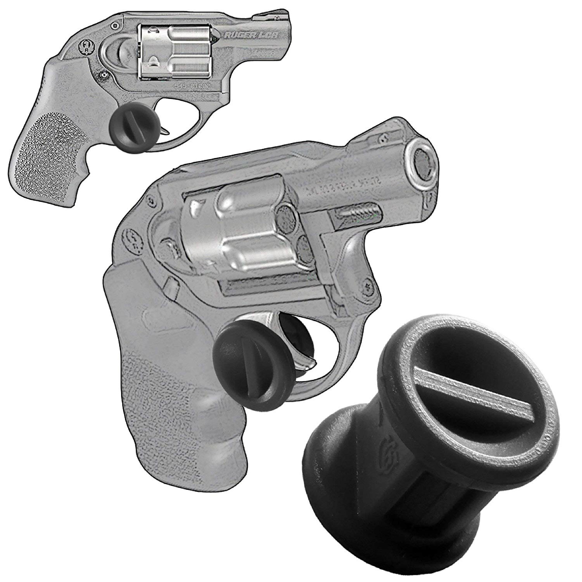 Ruger Garrison Grip Two Micro Trigger Stop Holsters Fit LCR 22 38 Spcl ...