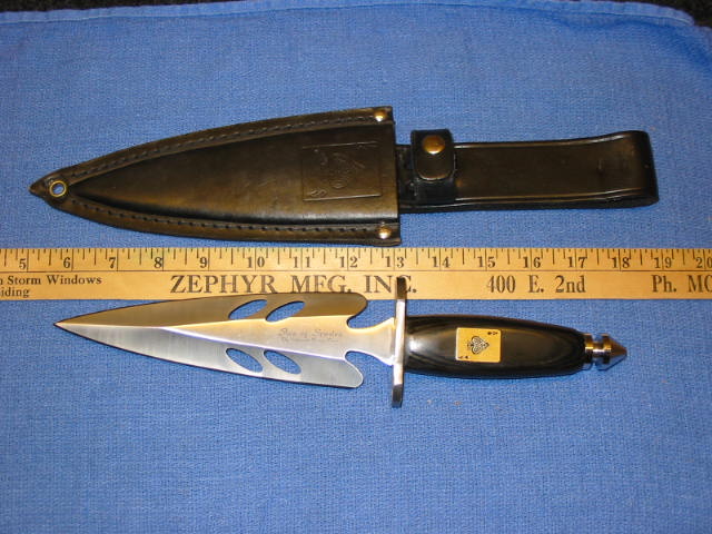 Saburo Ace Of Spades Dagger Knife Made In Japan For Sale at GunAuction ...