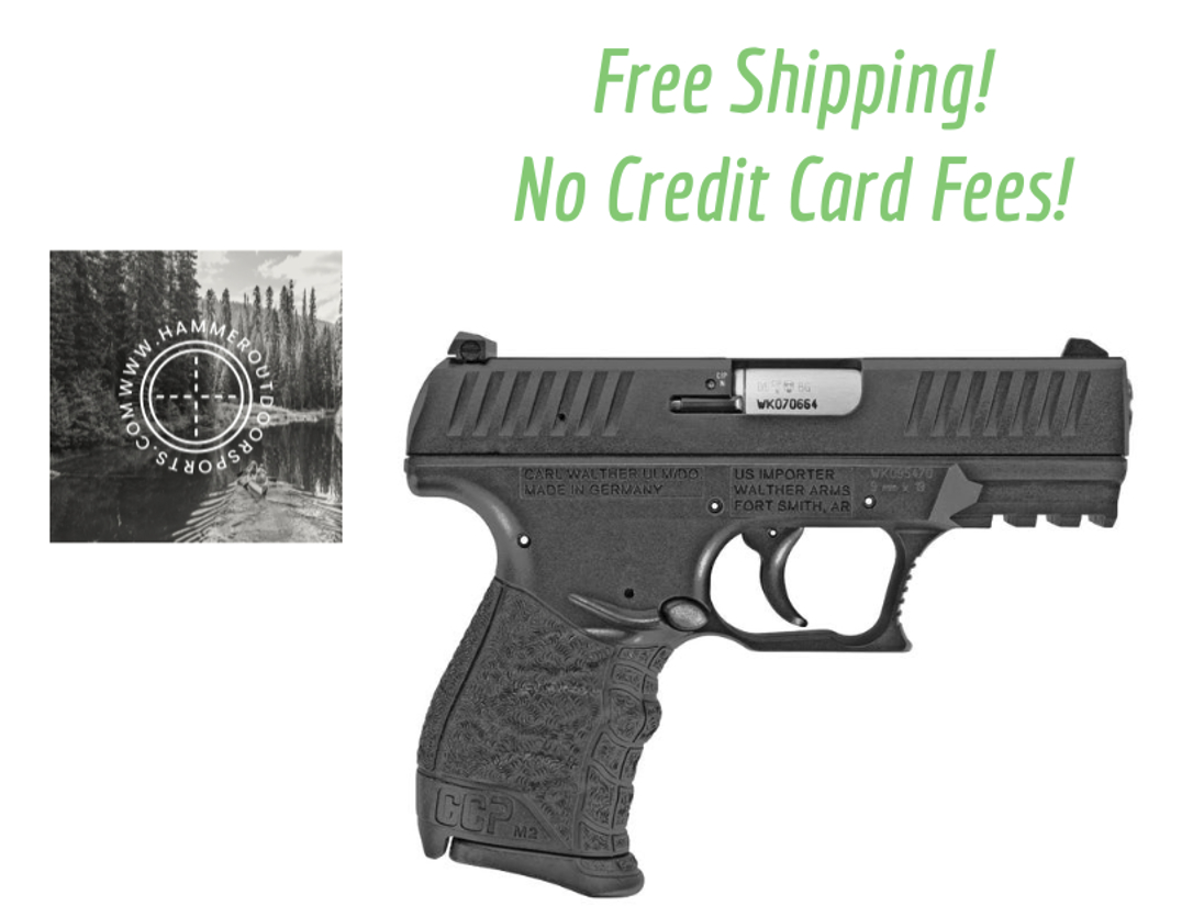Walther CCP M2 380ACP BK/BK 3.54" 8+1 5082500 380 ACP - NO CREDIT CARD FEES & FREE SHIPPING .380 ...