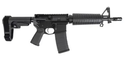 DPMS DP-15 10.5" 5.56 NATO SIDE-FOLDING PISTOL W/A2 CARRY HANDLE SBA3 ...