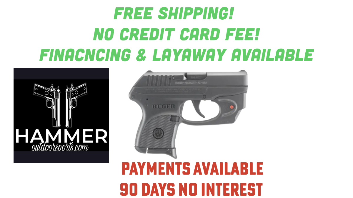 Ruger, LCP, Double Action Only, Semi-automatic, Polymer Frame Pistol ...