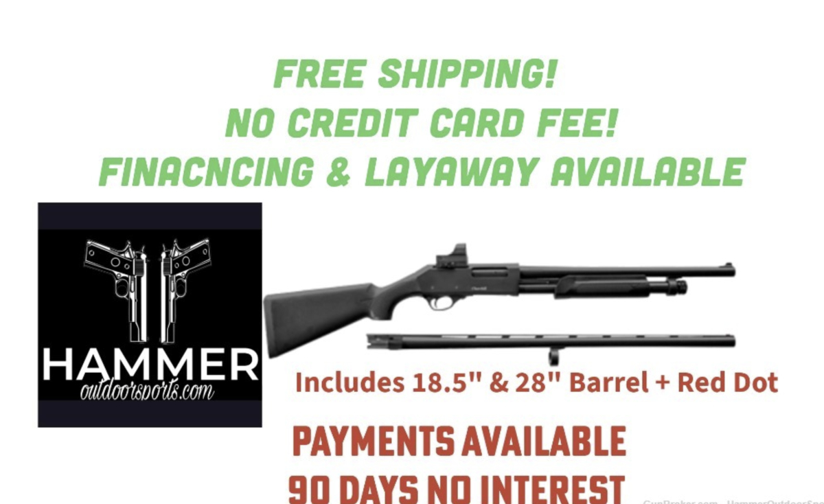 EAA Akkar Churchill 612 Combo, Pump, 12 Gauge 3", 18.5" & 28" Barrels ...