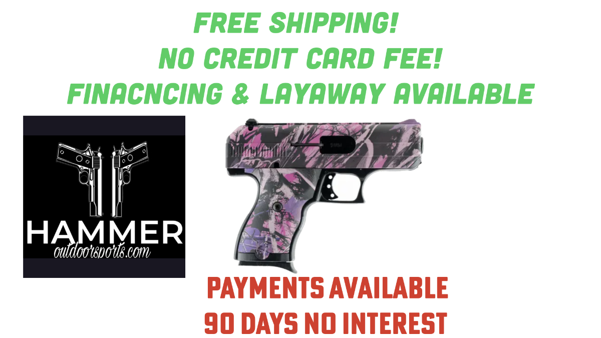 Taurus Hi-Point, C-9 Series, Striker Fired, 9mm, 3.5" Barrel, Pink Camo ...