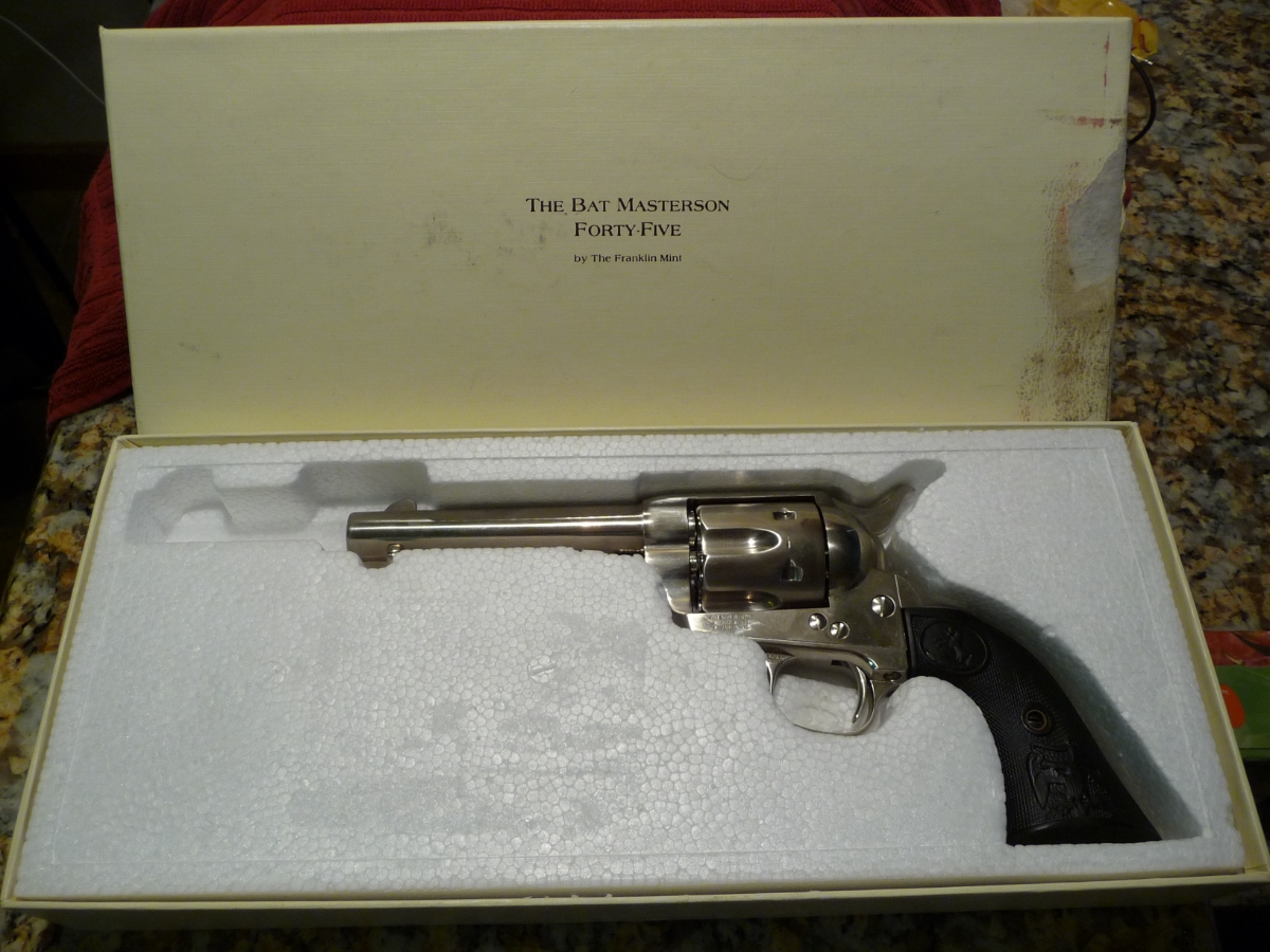 Franklin Mint `Bat Masterson` 1873 Colt Peacemaker For Sale at ...