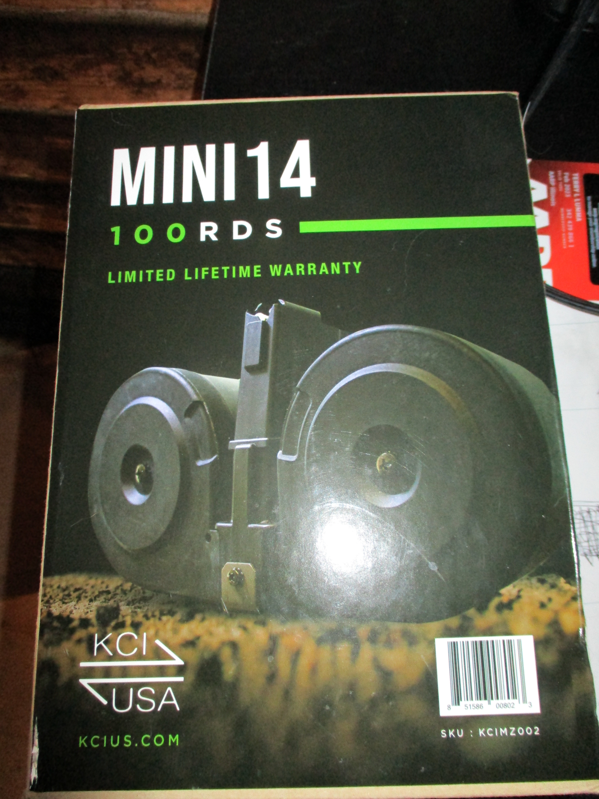 KCI NIB 100 RD DRUM MAGAZINE MINI 14 556 5.56mm NATO 17264339 - GunAuction.com
