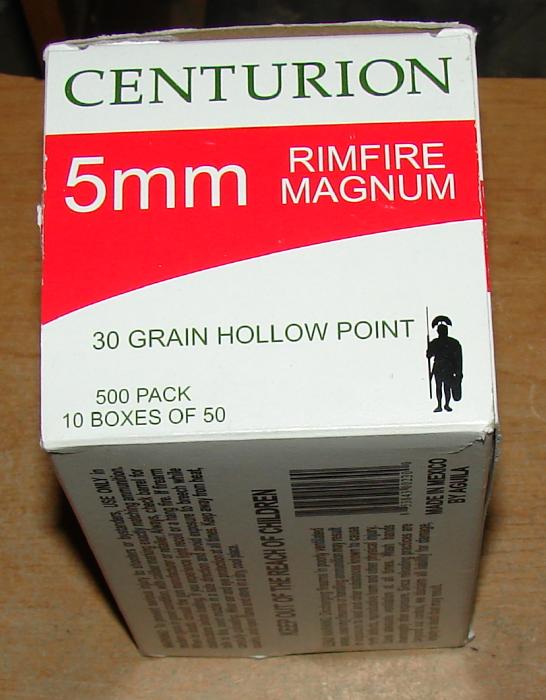 10 Boxes Centurion 5mm Remington Rimfire Mag For Sale at GunAuction.com ...