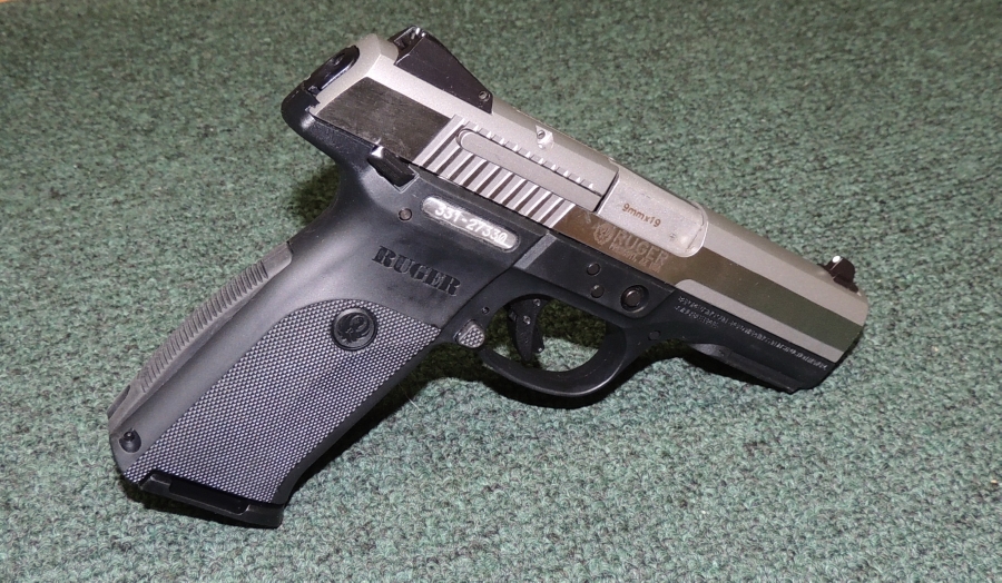 Ruger Sr9 Stainless 9mm Factory New No Reserve For Sale at GunAuction ...