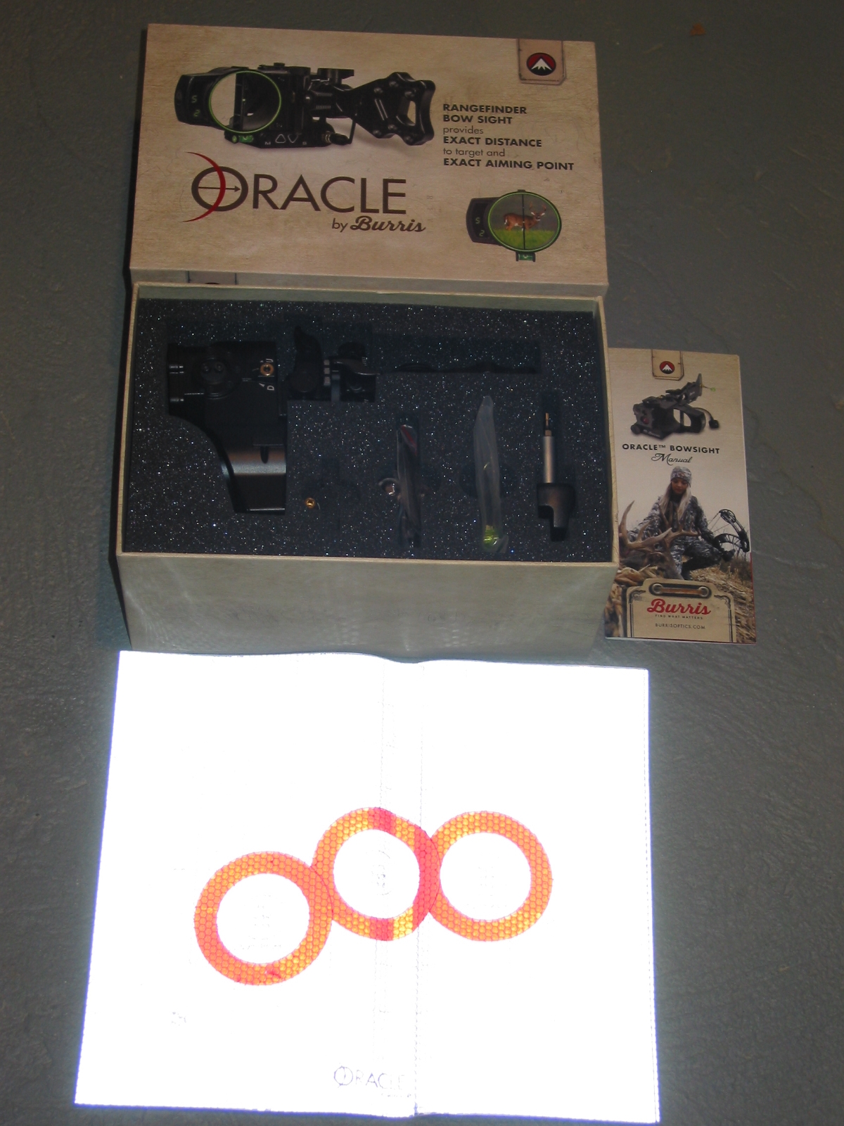 BURRIS ORACLE LASER RANGE FINDING BOW SIGHT-NEW 15894772 - GunAuction.com