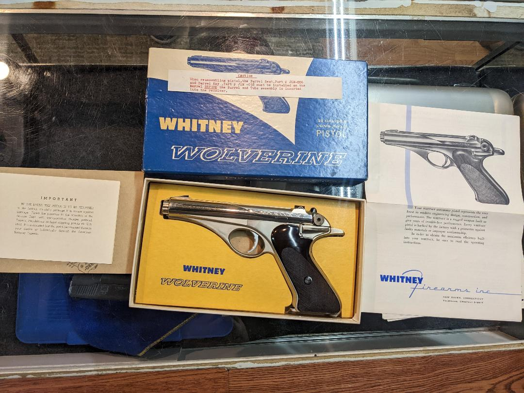 Whitney Arms Company Whitney Wolverine nickel finish 1 of 500 .22 LR ...