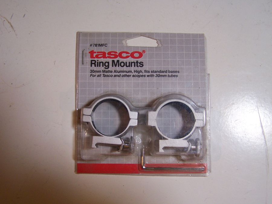Tasco Silver Matte30mm Rings (New) For Sale at GunAuction.com - 14483740
