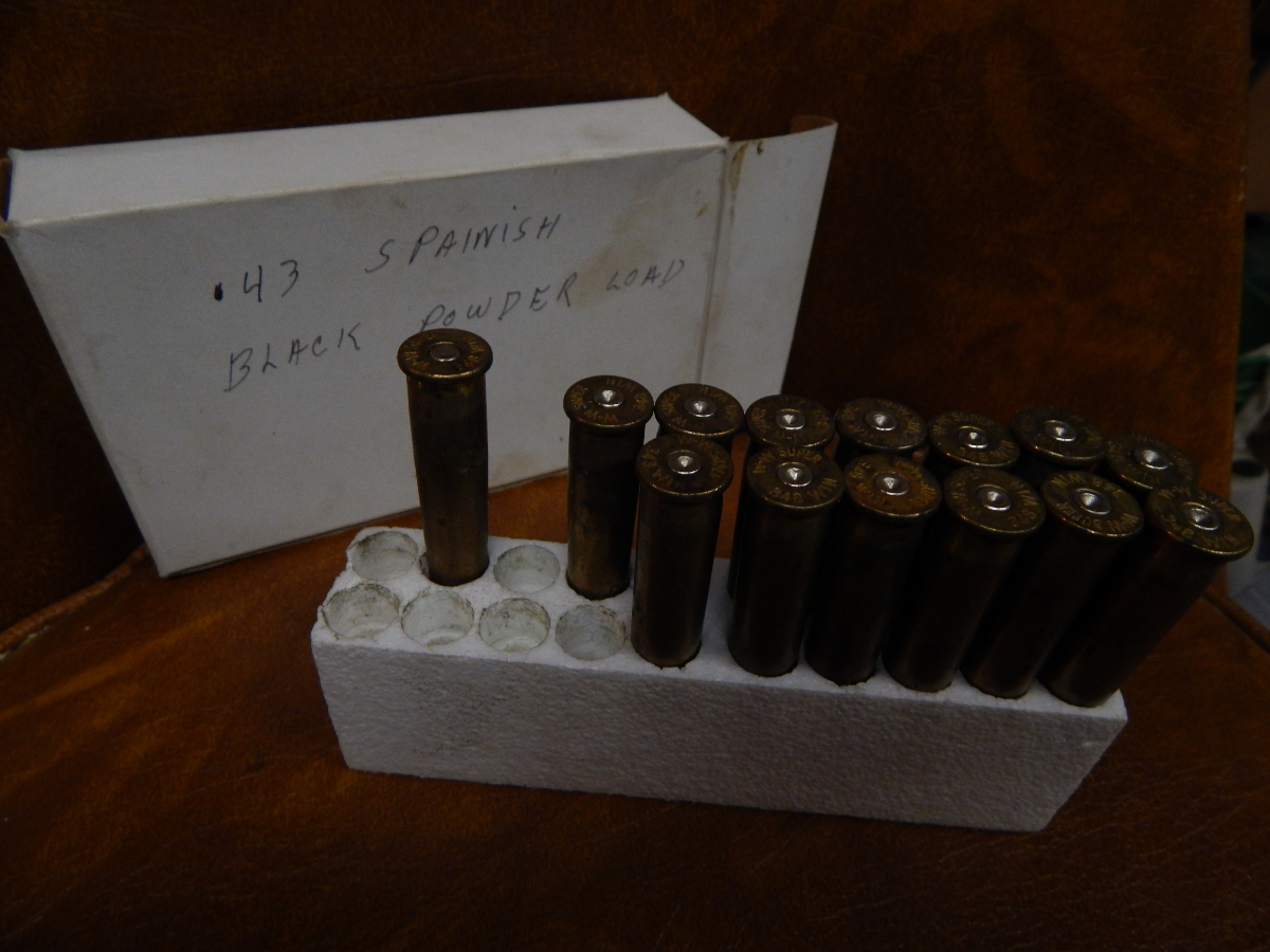 43 Spanish From 348 Win Brass .43 Spanish For Sale at GunAuction.com ...