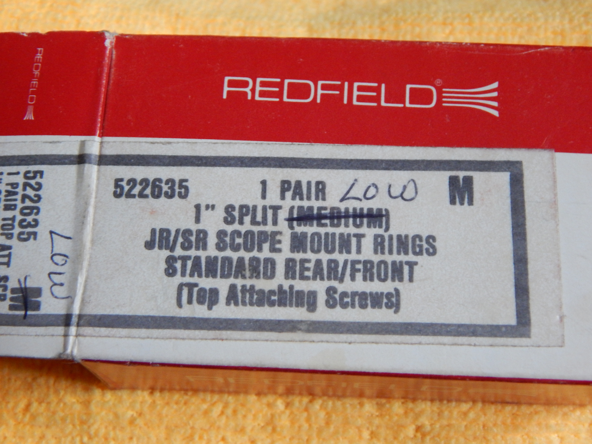 Redfield Scope Rings .50 BMG 17156354 - GunAuction.com