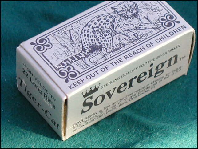 Sovereign Tiger Cat 22 Lr / Box Of 50 - Cartridge For Sale at ...