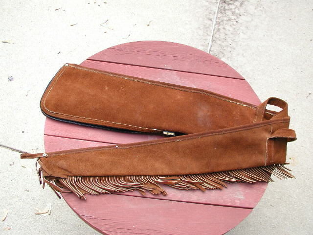 Kolpin Fringed Leather Gun Case For Sale at GunAuction.com - 5822676