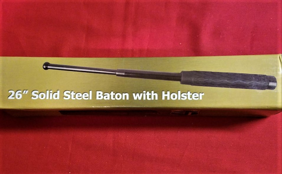 Safety Technology 26" Police Style Expandable Steel Baton - (30 Off ...