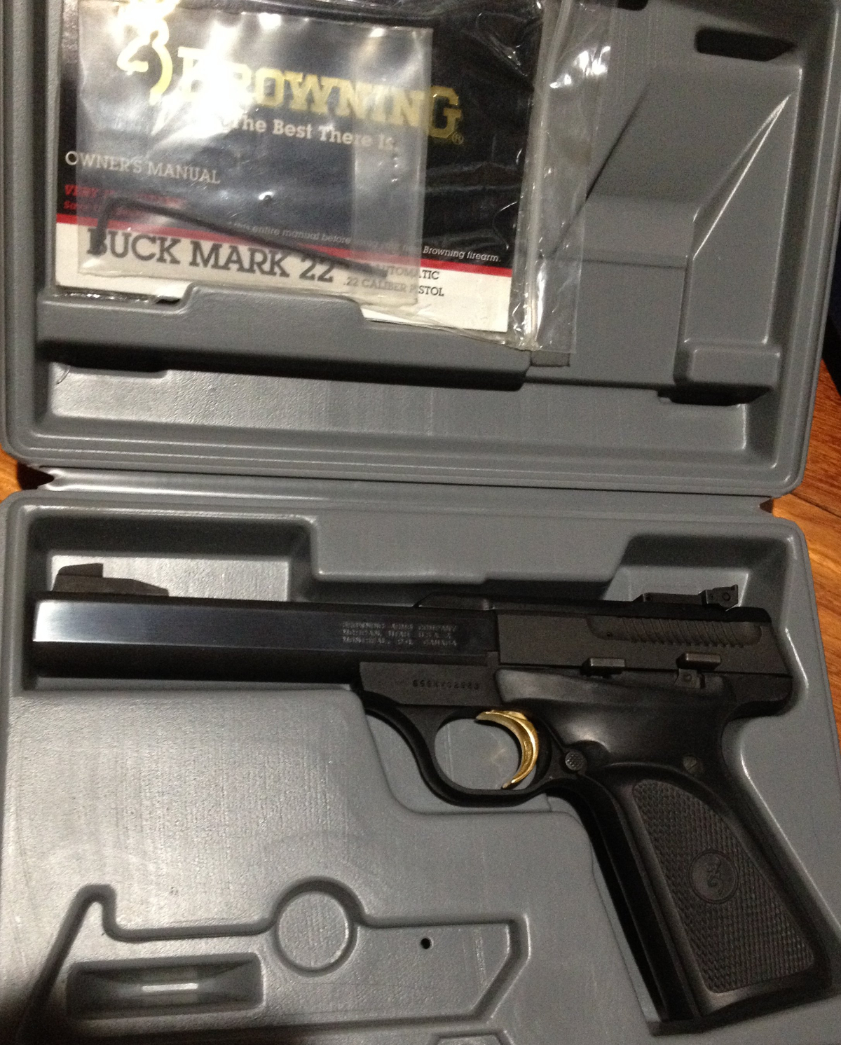 Browning Buck Mark Target Pistol With 5 1/2 In. Barrel Mpn 6505b35 Mfg ...