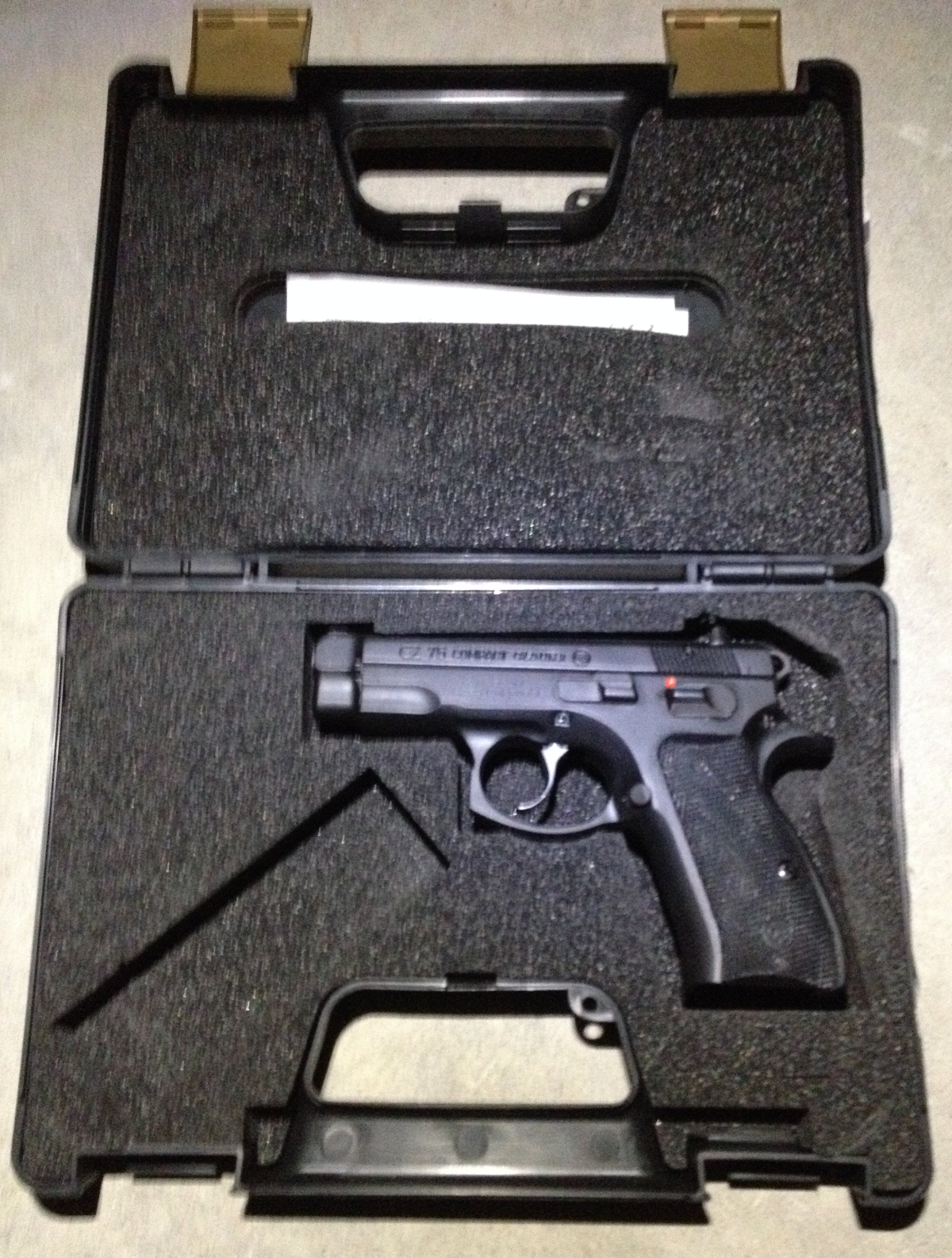 Cz-Usa Ca Legal Model 75 Compact With Night Sights Mpn 01190 Lnib 9mm ...