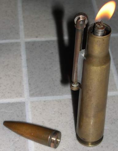 Unique Antique 50 Cal.Bullet/ Shell Lighter For Sale at GunAuction.com ...