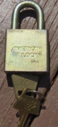 New U.S. Military Brass 5200 Series American Lock For Sale at ...