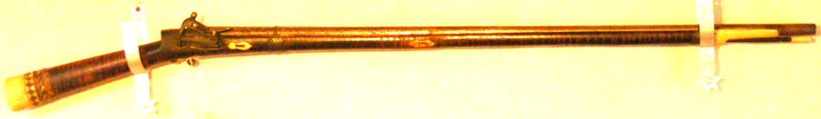 Arab Musket Flint Lock With Ivory Inlays .44 Caliber Ball For Sale at ...