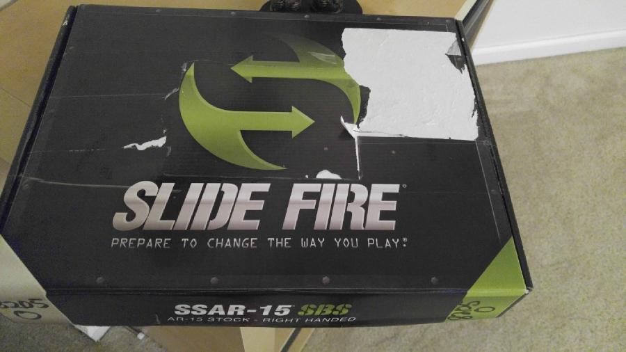 Slide Fire Ssar-15 Sbs Rh Used Bump Stock For Sale at GunAuction.com ...