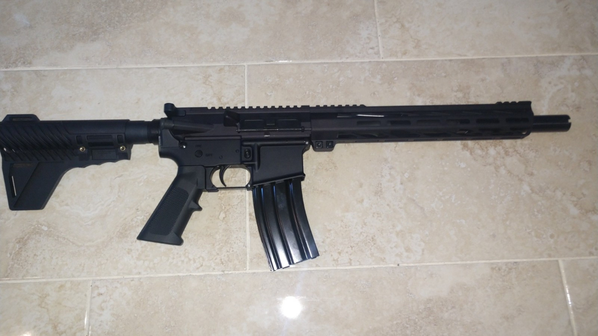 Berika Arms AR-15/KG-15 Pistol, 5.56 NATO/223, 8.5" Barrel w/5" Flash ...