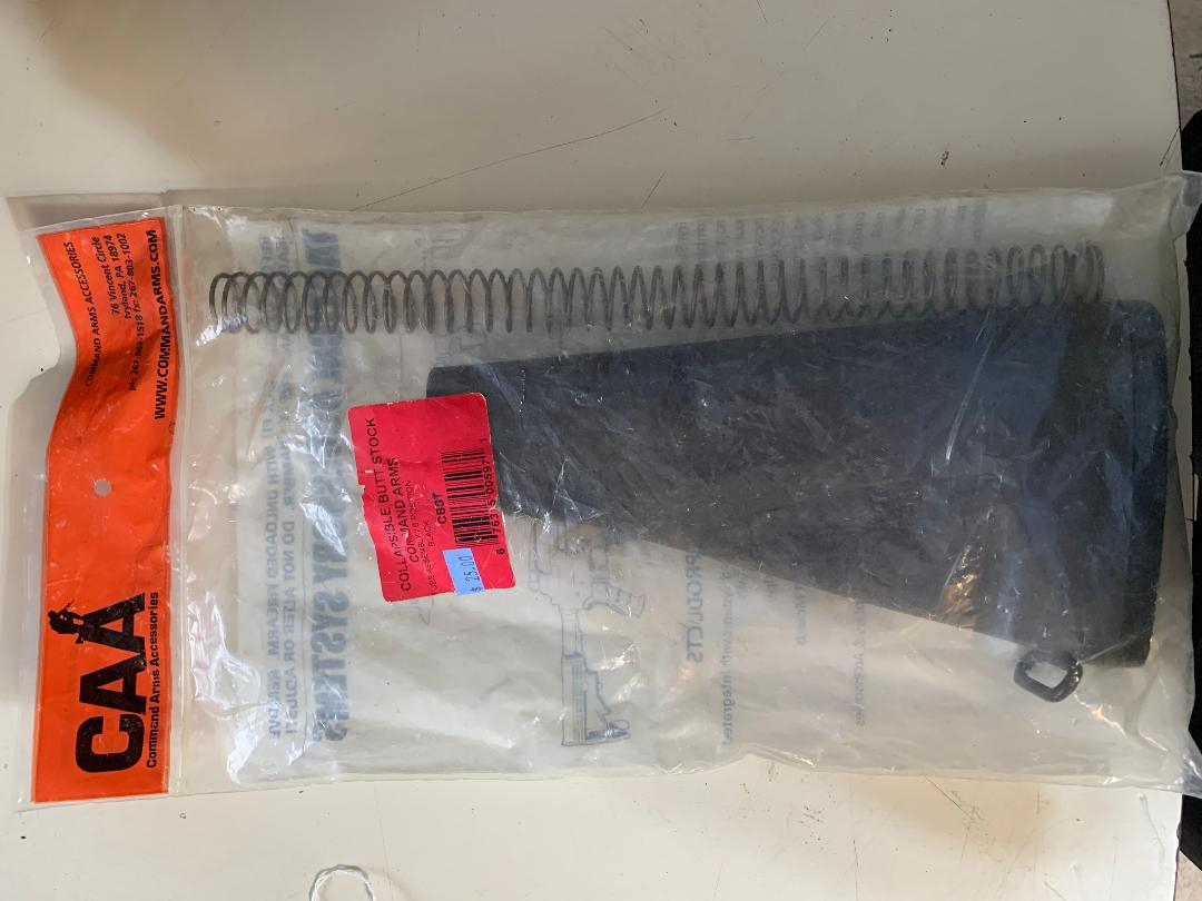 Command Arms AR COLLAPSIBLE BUTT STOCK (BLACK) 5.56mm NATO 17368037 ...