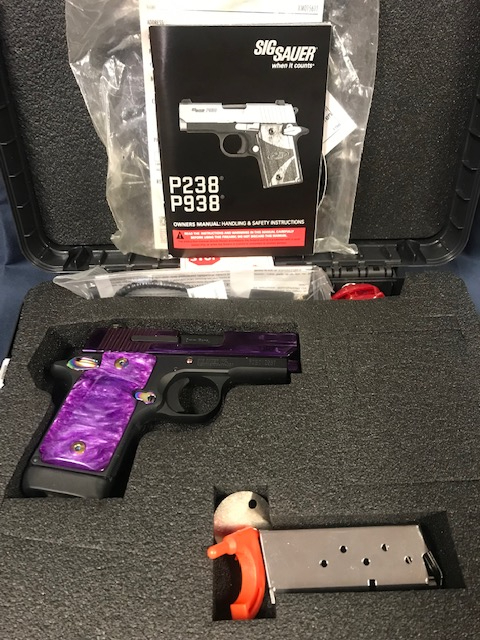SIG Sauer P938 Purple 9mm 9mm Luger 17363544 - GunAuction.com