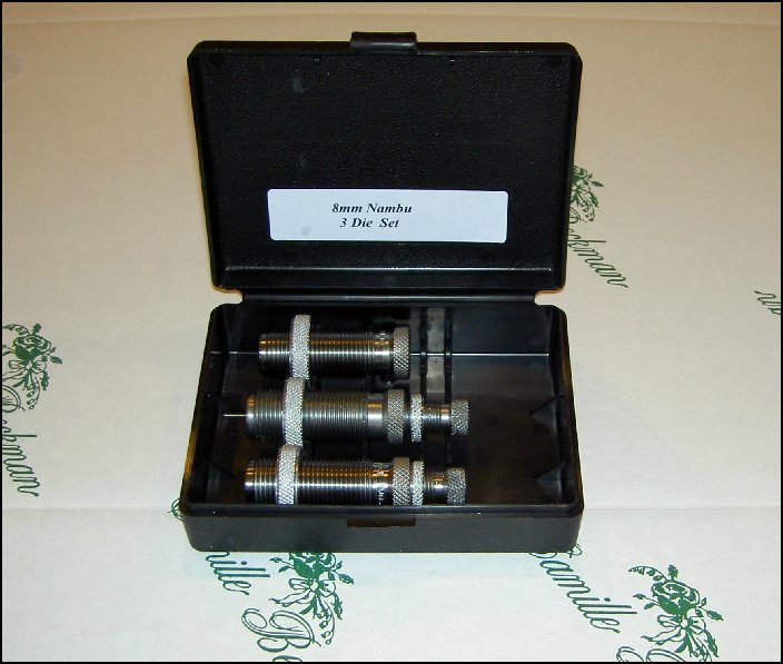 Japanese 8mm Nambu Reloading Dies For Sale at GunAuction.com - 7474970