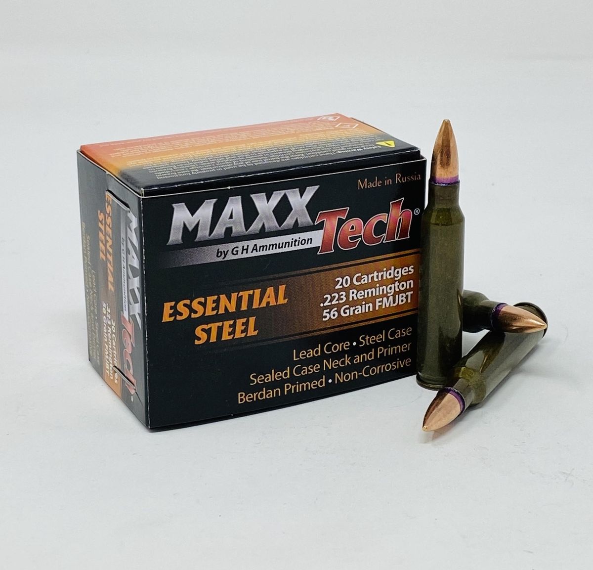 MAXX TECH maxxtech essential steel 223 rem ammunition mtes223 56 grain ...