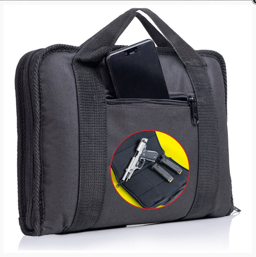 Pictures: Maxam Classic Safari 12 Inch Black Pistol Rug - 17323588