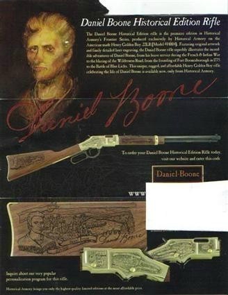 Ruger Daniel Boone commortive rifle NEW, #85(age died) engraving ...