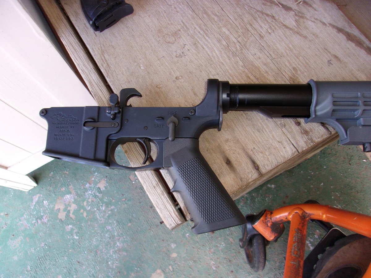 Complete Ar 15 Lower, Anderson Receiver, Set Screw Trigger, Layaway, No ...
