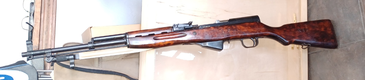 Tula SKS 1954, matching numbers. Russian war horse, sharp rifling, `gold` bayonet.... 30 ...