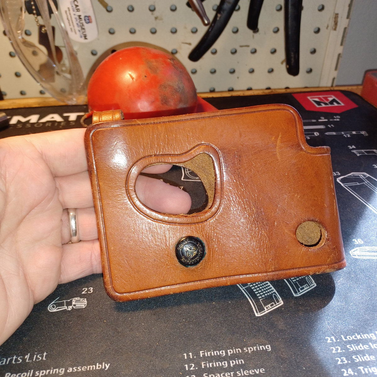 Vintage Galco Wal208 shoot thru wallet holster, for Beretta tip up ...