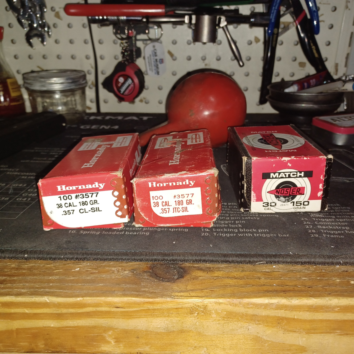 Hornady 3 boxes of projectiles, bullets, 2 boxes 180 grain silhouette ...