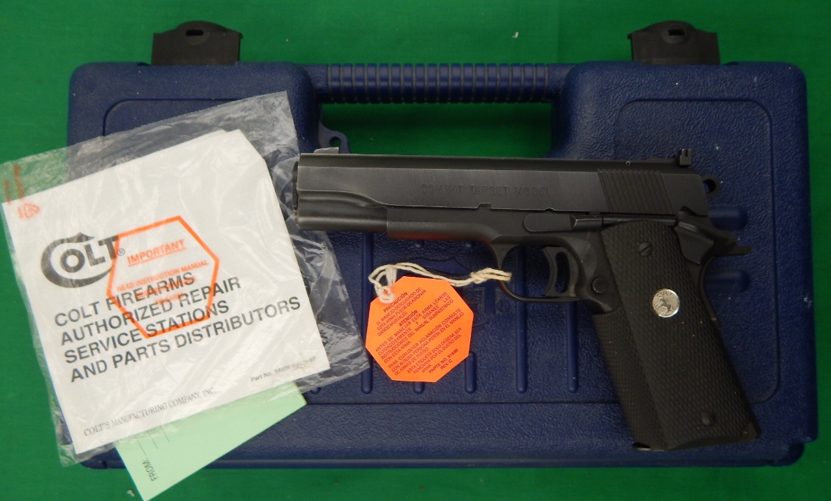Colt Manufacturing Co. Colt Combat Target Model Series 80, With Hard ...